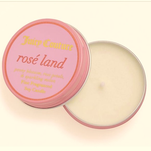 Juicy Couture | Accents | Juicy Couture Rose Land Miniature Candle ...